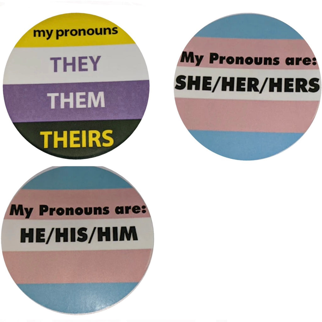 My Pronouns Vinyl Sticker Variety | LKB Boutique